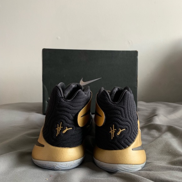 Nike | Shoes | Nike Id Kyrie 2 Championship Pack Blackgold Sz | Poshmark
